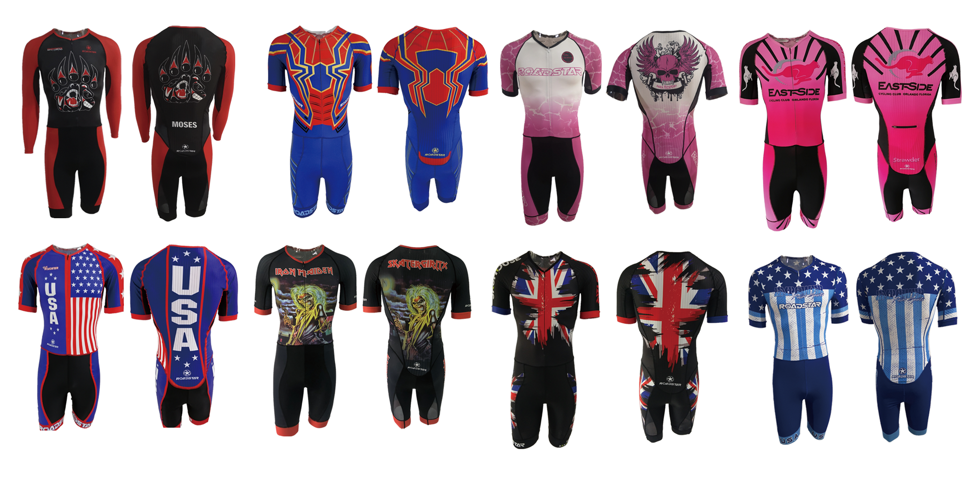 Inline racing suits for professional skaters - Roadstar Sporting Goods